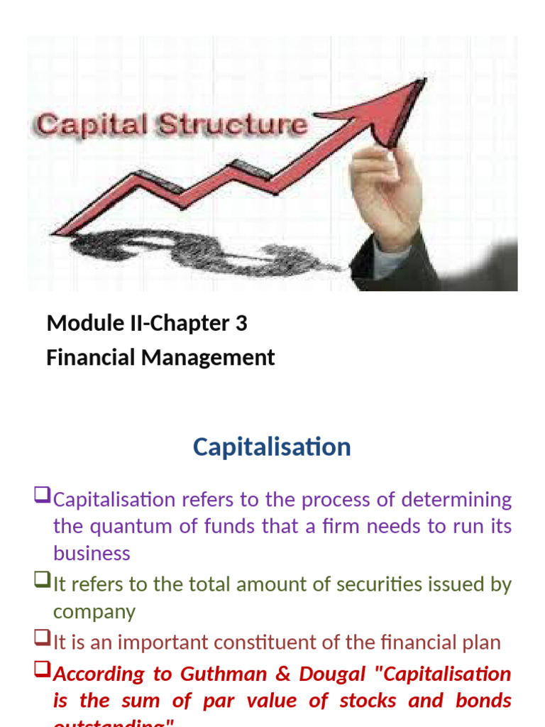 Module 2 Chapter 2 Capital Structure | PDF