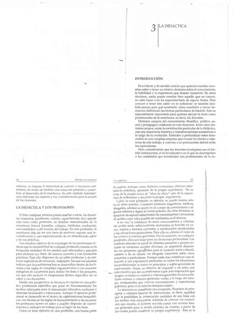 Davini Maria Cristina Metodos de Ensenanza 8 Paginas | PDF