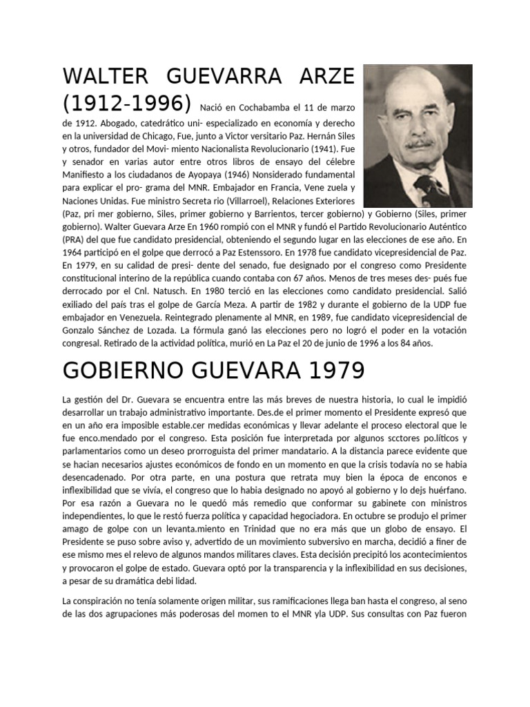 Walter Guevarra Arze | PDF