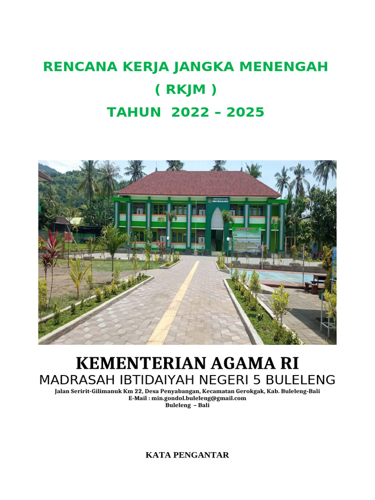RKJM 4 Tahun MIN 5 BLL 2022-2025 | PDF