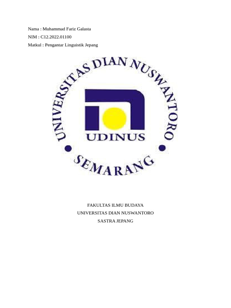 Linguistik UAS Bindo | PDF