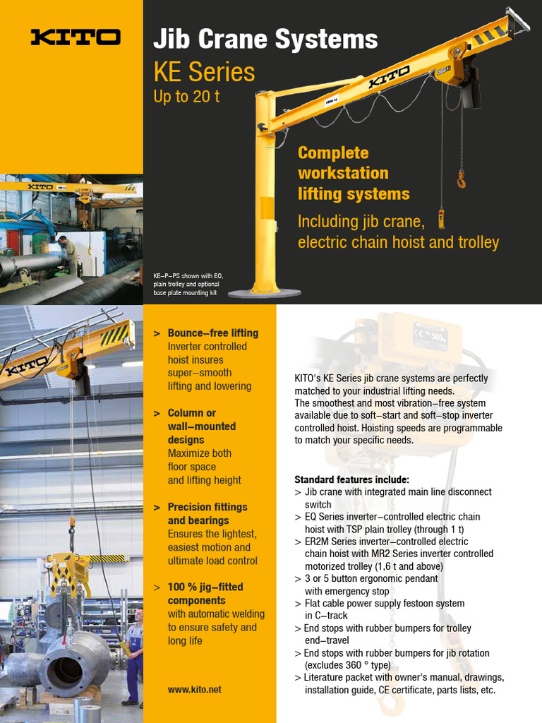KITO-Flyer-JIB-CRANE-Englishjib | PDF