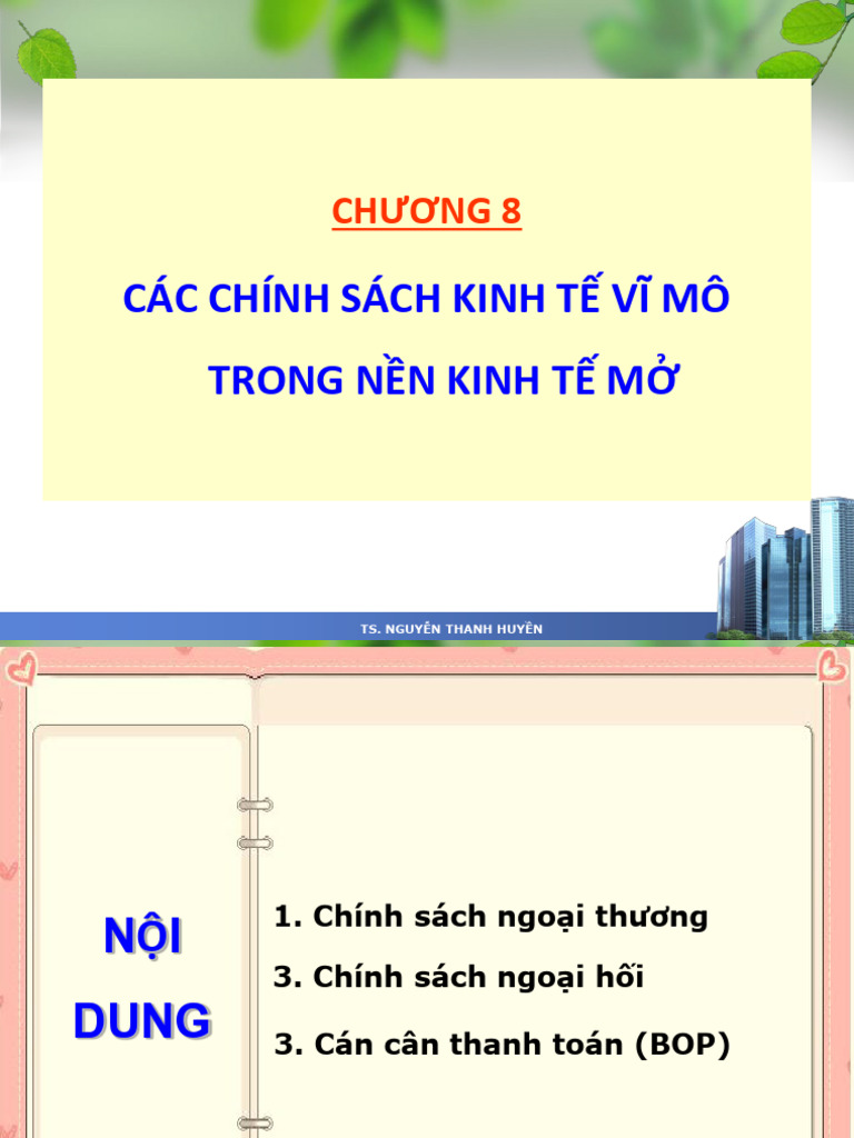 SV Uel - Macro - CH8 - Nen Kte Mo - 2024 | PDF