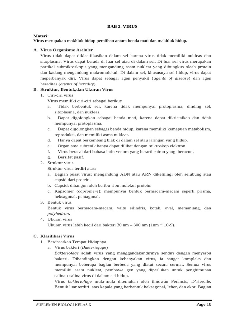 Bab 3. Virus | PDF