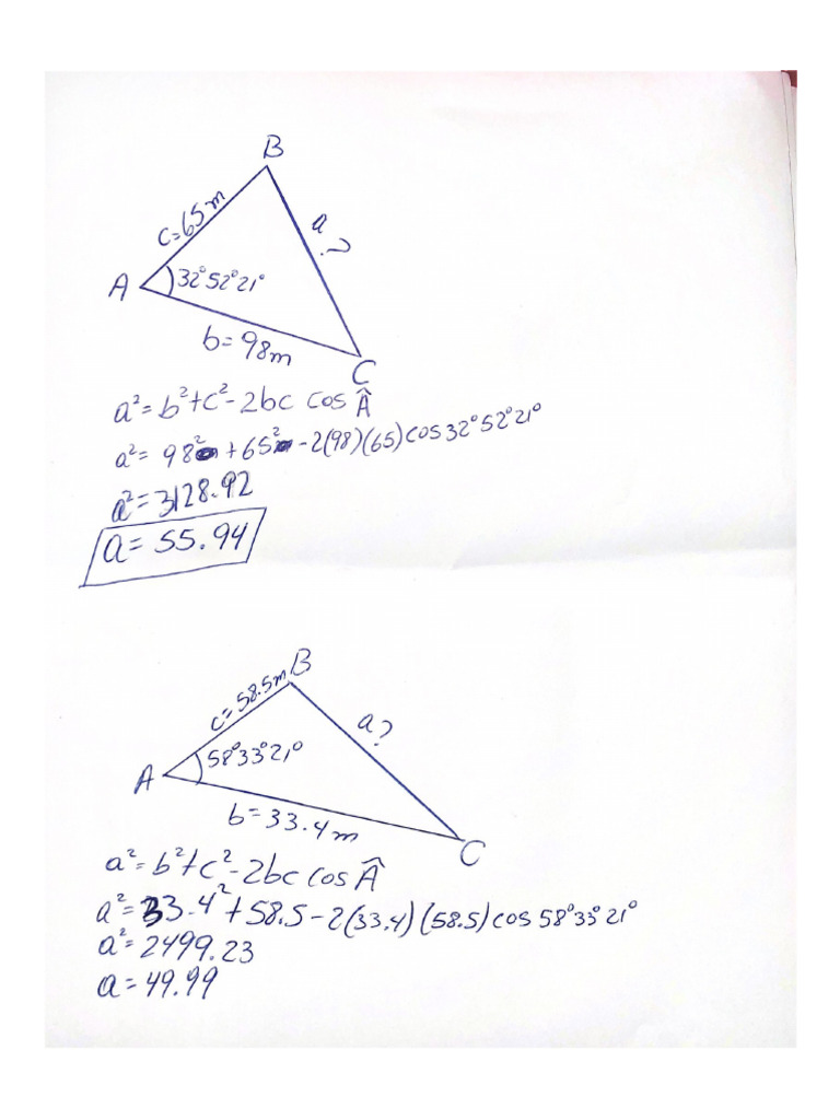 Geometría De Triángulo Pdf