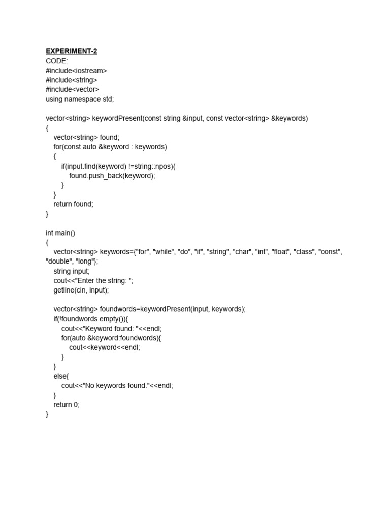 Compiler Design Lab | PDF