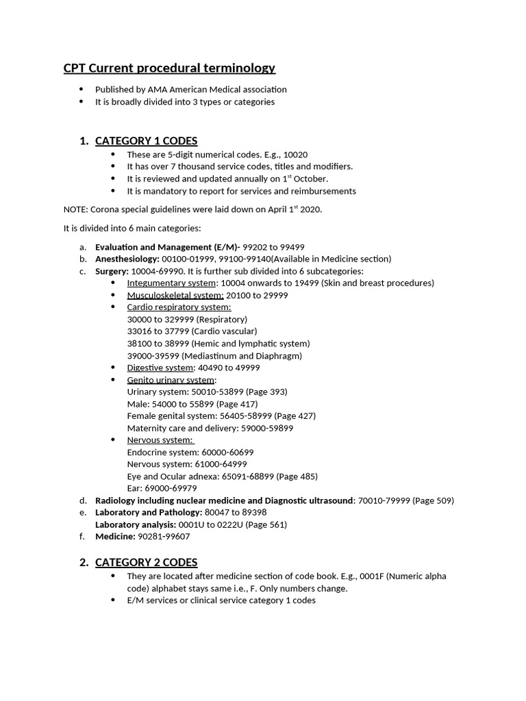 Cpt Introduction | PDF