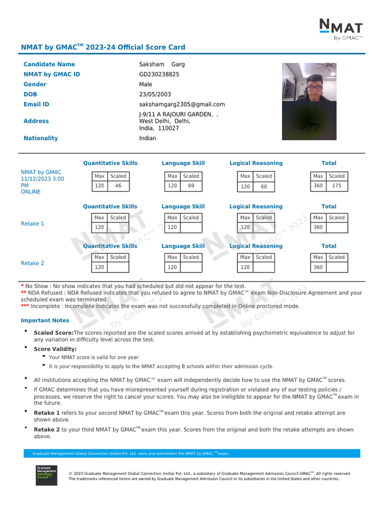 Exam_Score_Card | PDF