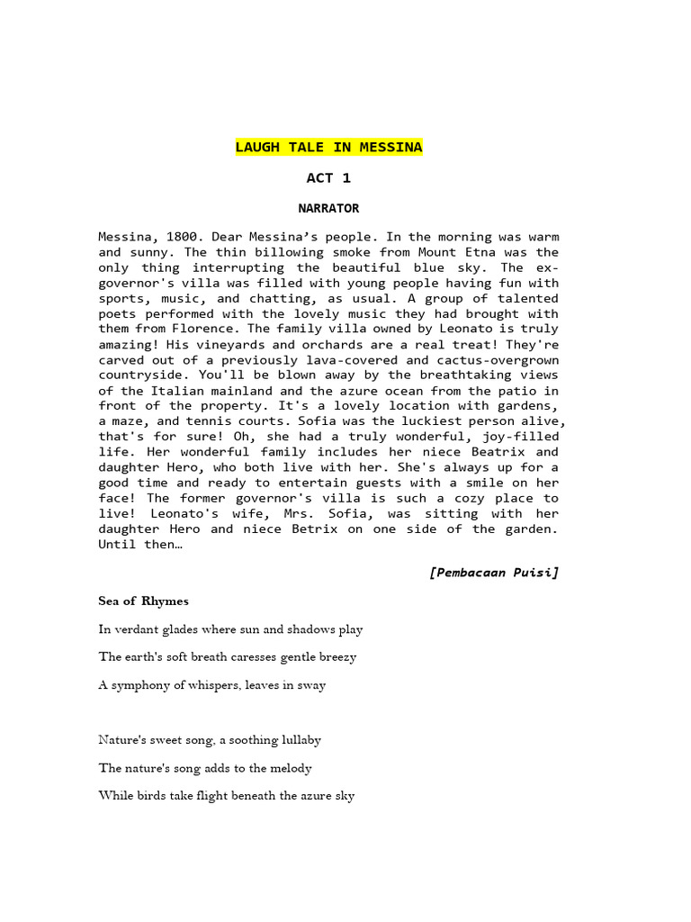 Laugh Tale in Messina - New Version Terbaru Sekali | PDF