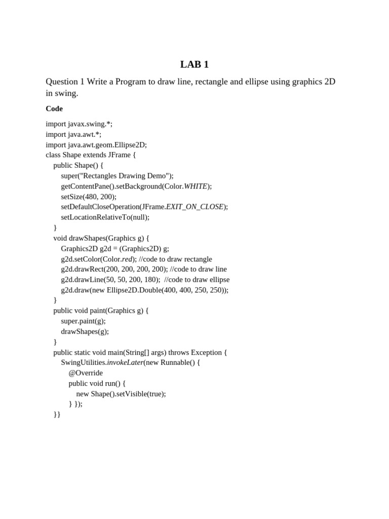 Java Saugat Lab | PDF