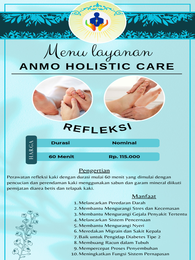 Menu Layanan ANMO HOLISTIC CARE Baru Revisi | PDF