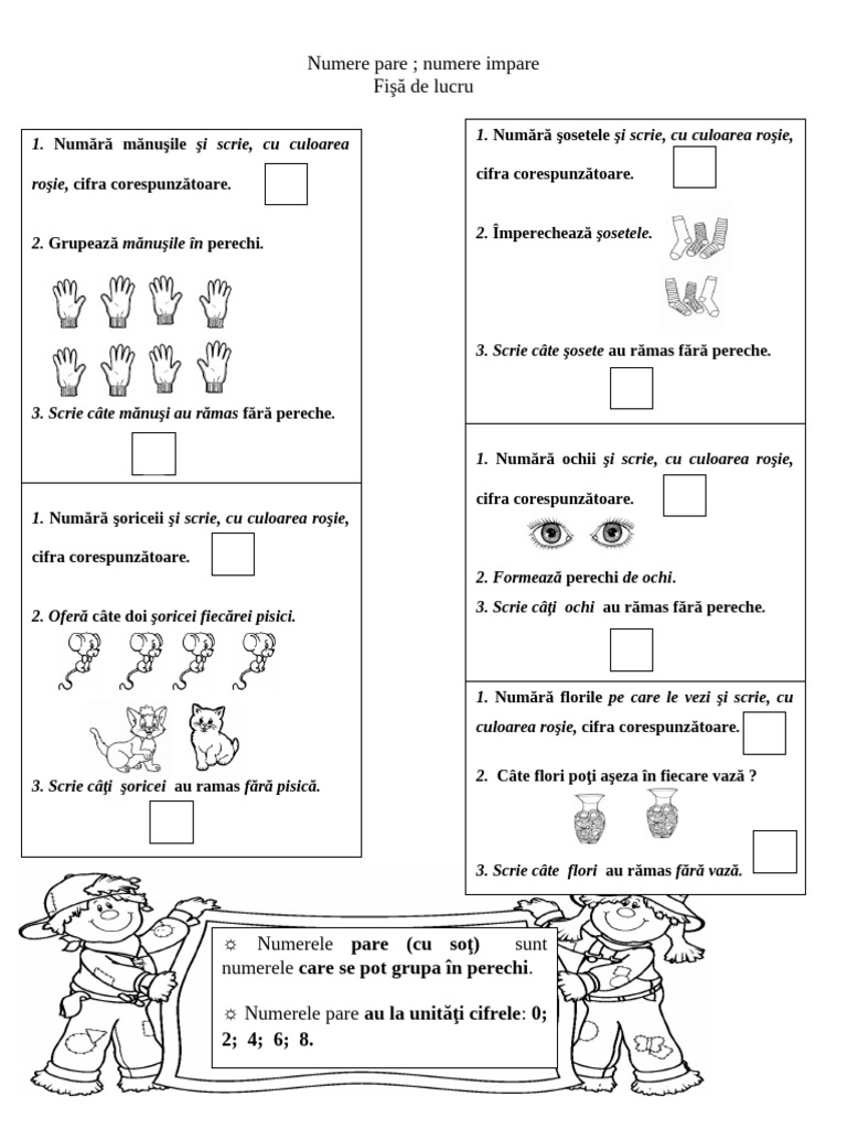 Numere Pare Si Impare | PDF