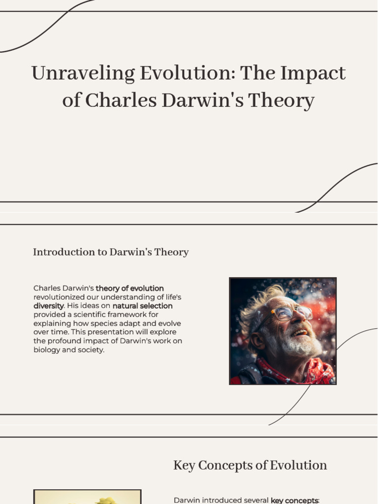 Slidesgo Unraveling Evolution The Impact of Charles Darwins Theory ...