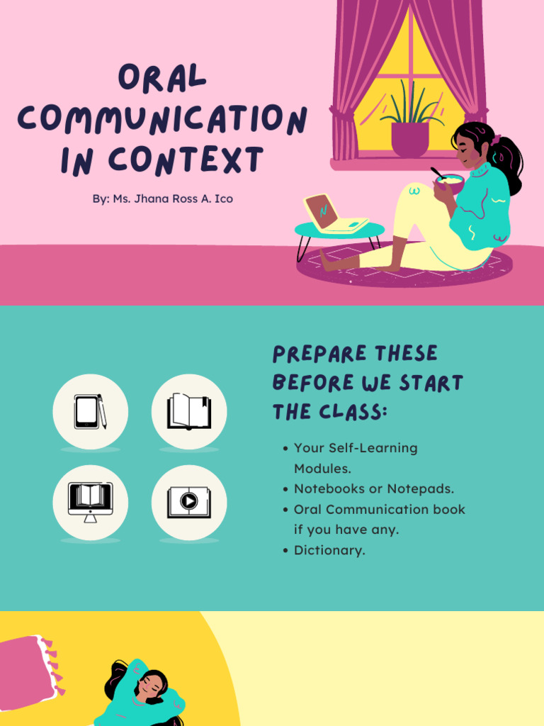 Oral Communication (Lesson 4) - Elements of Communication | PDF