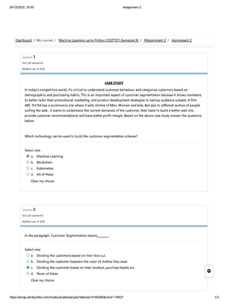 ML Assignment 2 | PDF