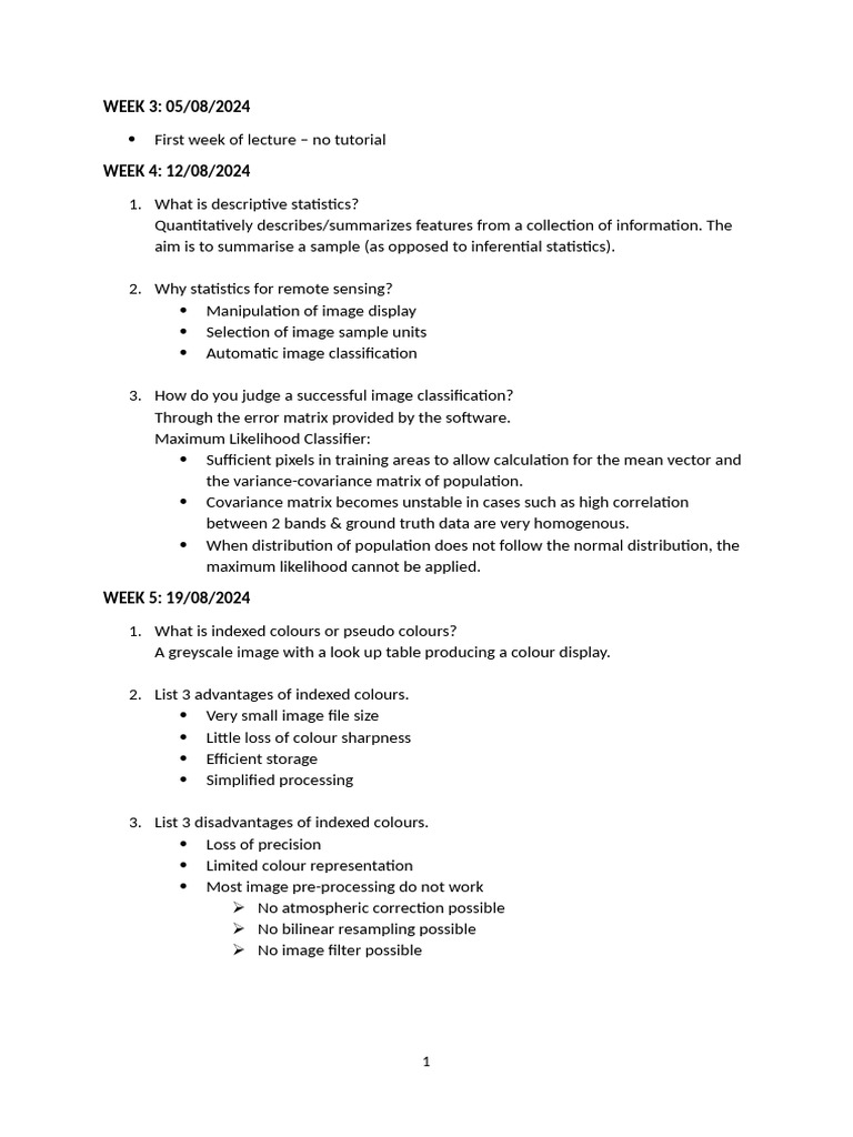 GS211 Tutorials | PDF