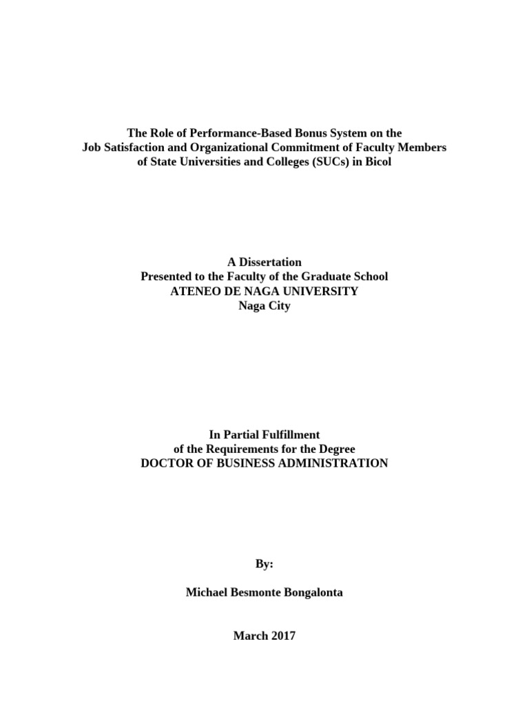 Final and Best Version Title Page and Preliminaries | PDF