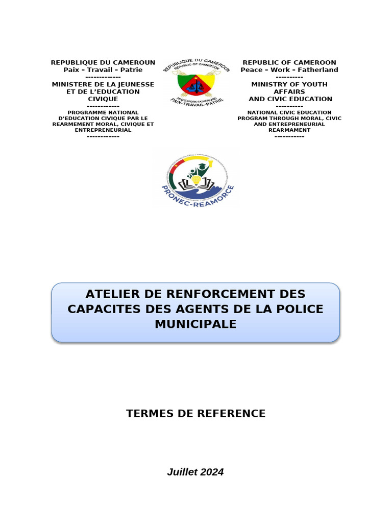 TDR Formation Police Municipale-1 | PDF