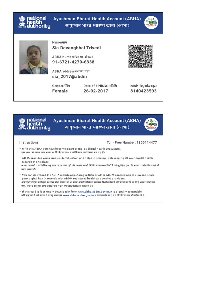 Abha - Abha Card | PDF