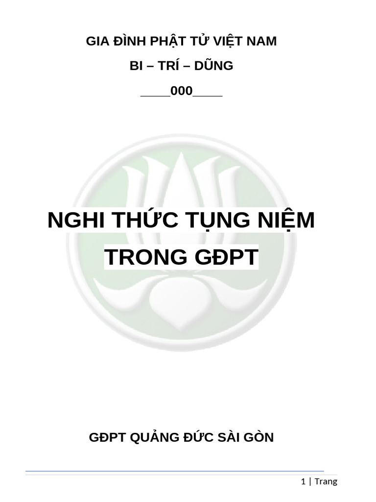 Nghi Thuc Tung Niem | PDF