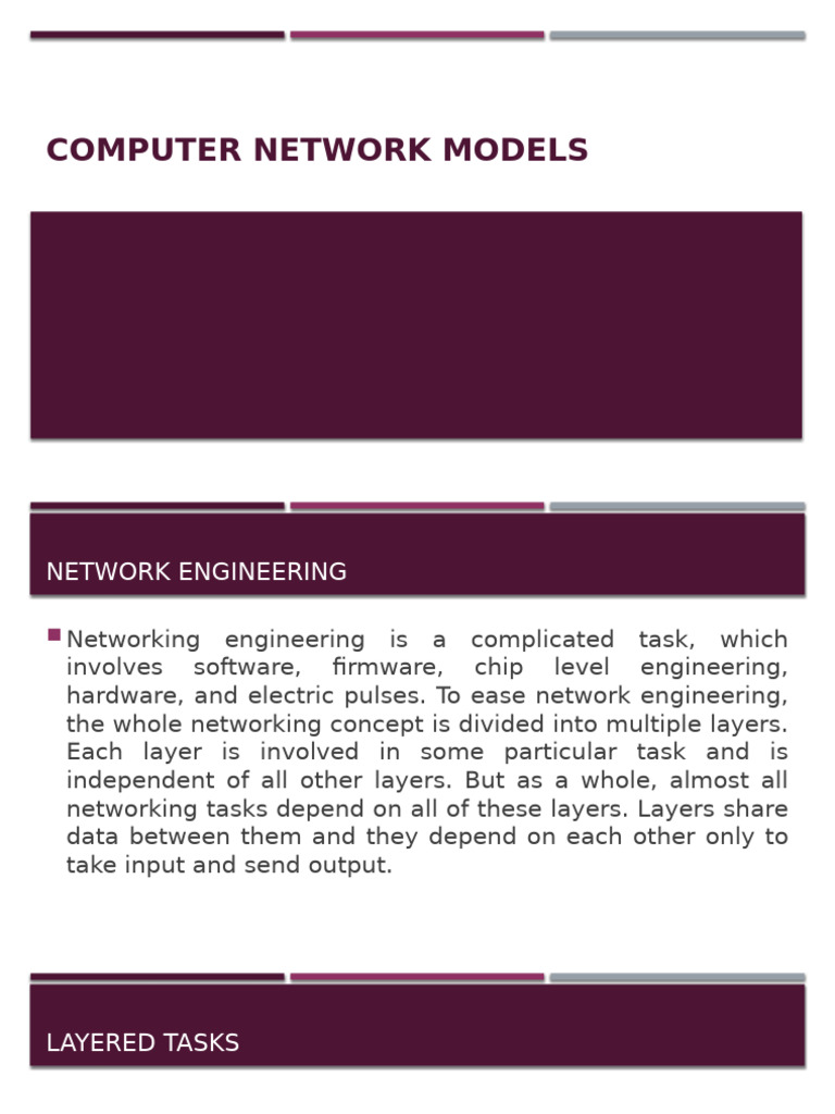 Computer Network Models | PDF