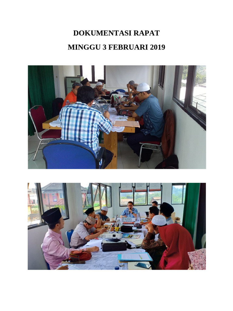 DOKUMENTASI RAPAT | PDF