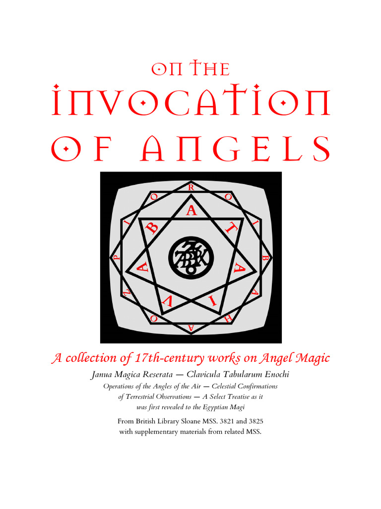 On The Invocation of Angels | PDF