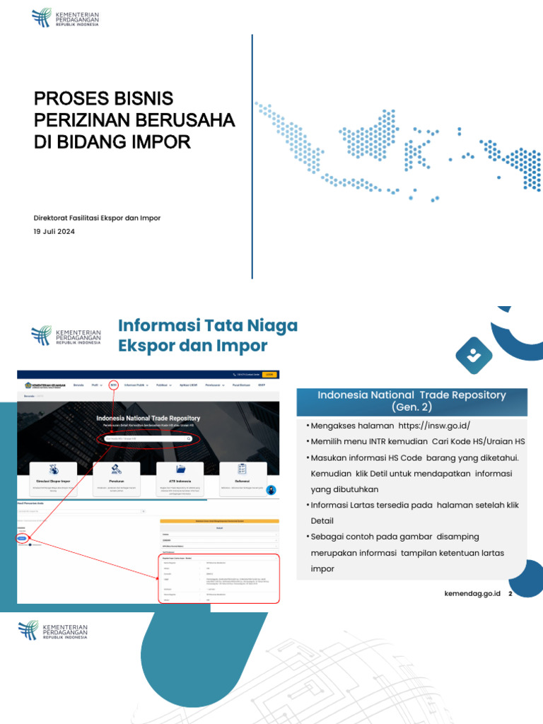Bahan Pelatihan Prosedur Impor - Probis Impor | PDF