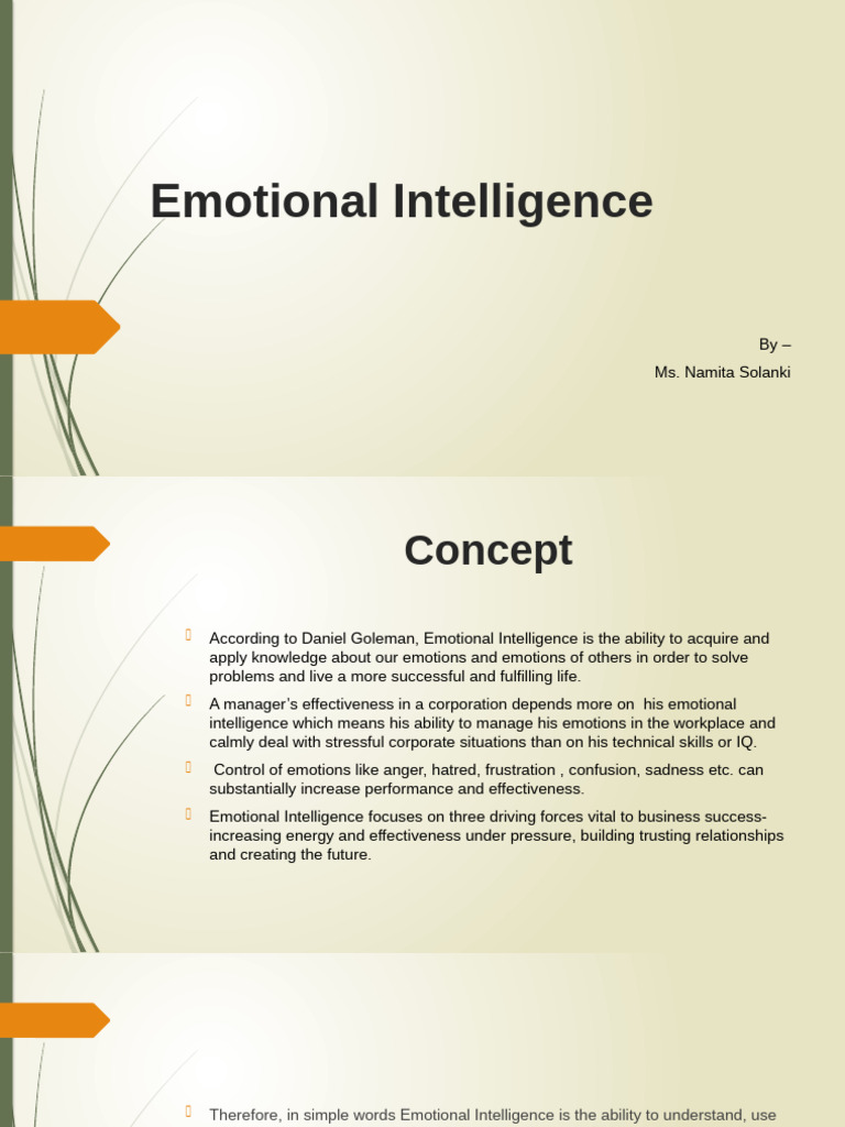 Emotional Intelligence | PDF