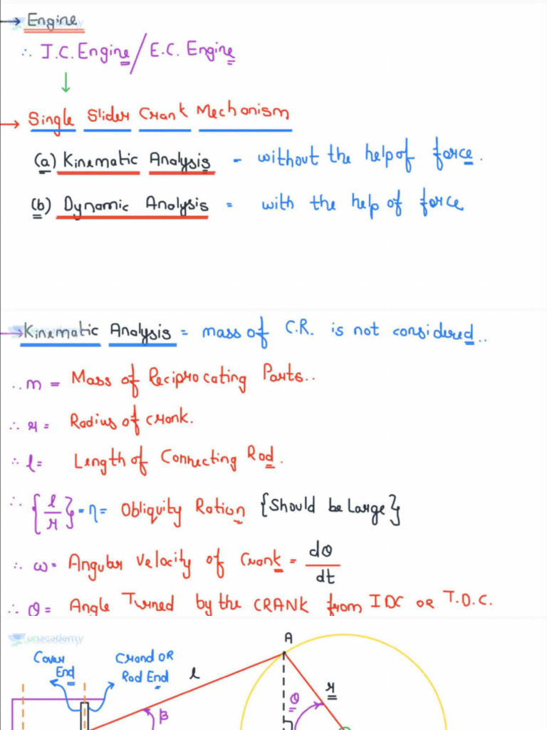 Analysis of Ic Engine by Shailesh Sir | PDF