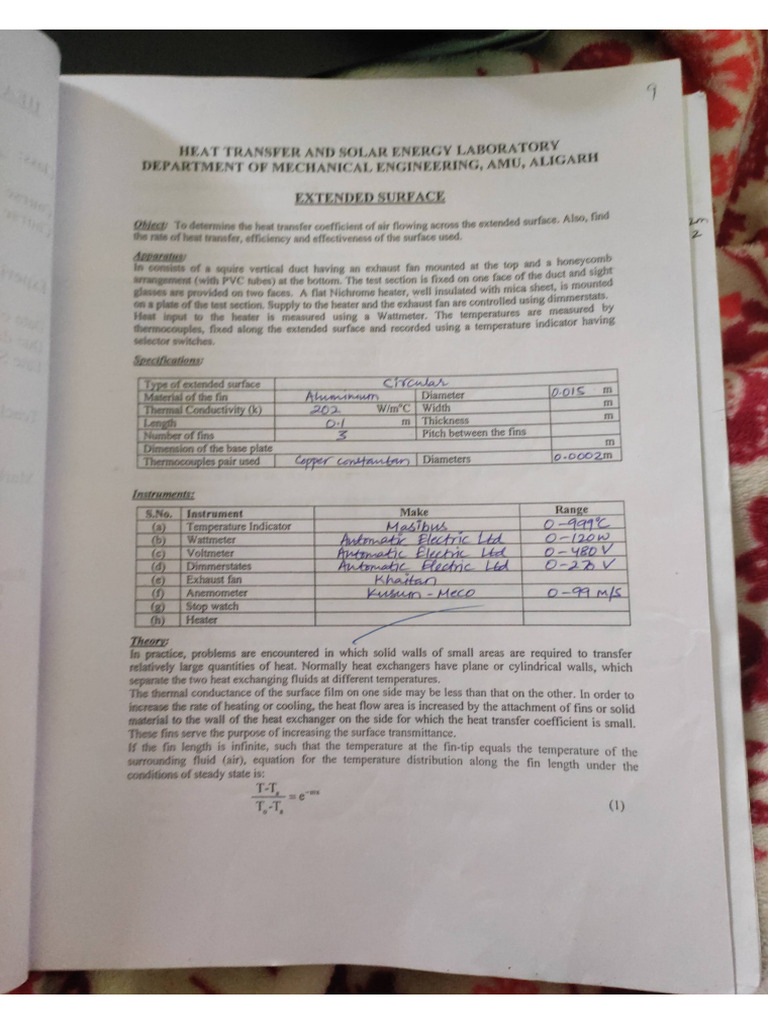 Extended Surfaces | PDF