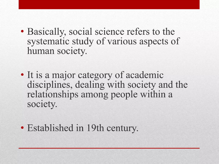 Emergence of The Social Sciences | PDF