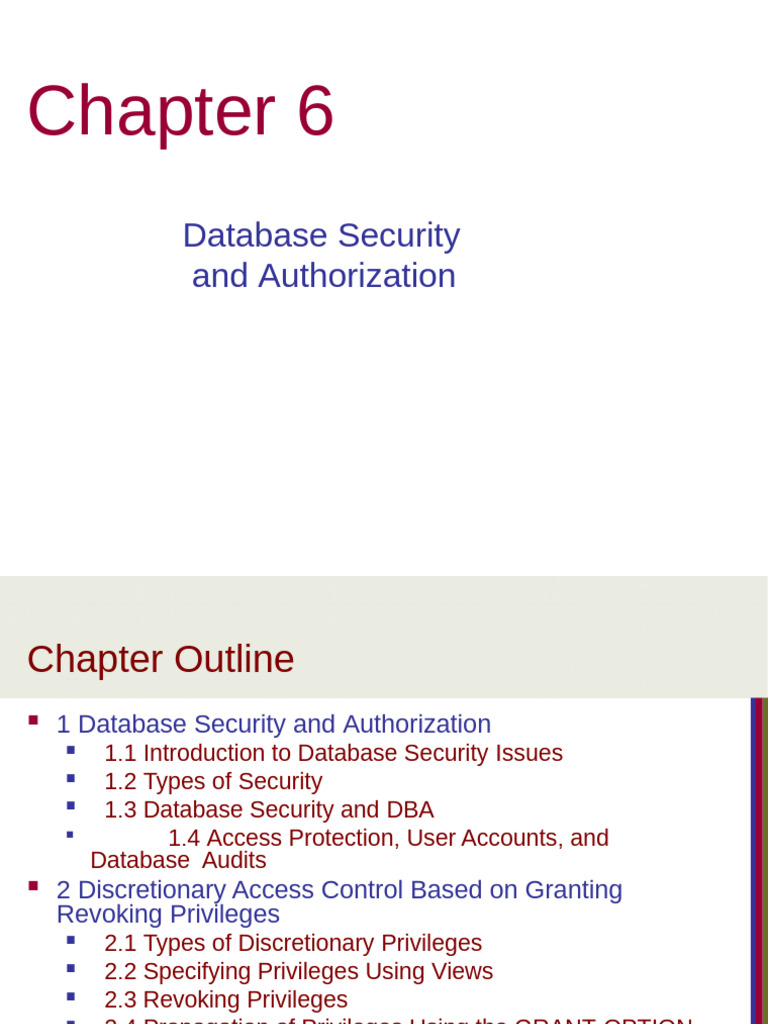 6-DB Security | PDF