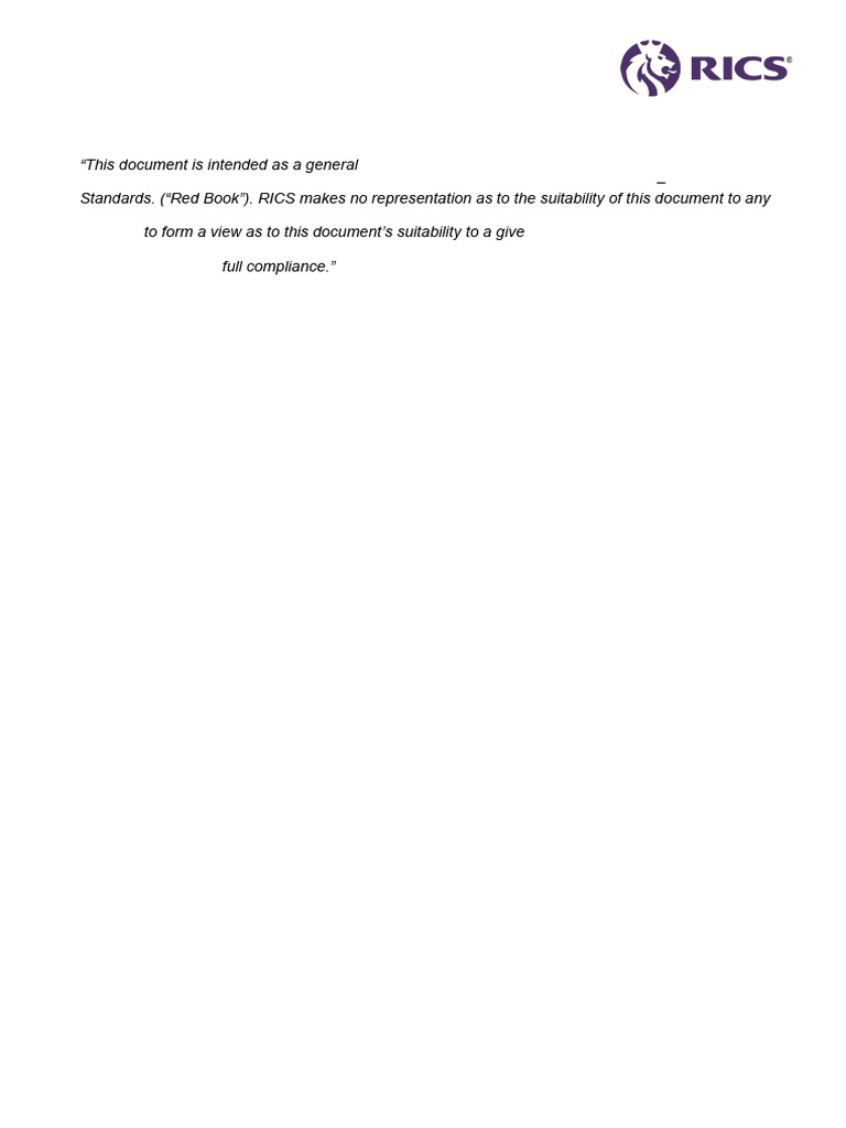 Valuation Guide for RICS Practitioners | PDF | Real Estate Appraisal | Wall