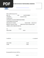 UIPE Membership Application Form | PDF