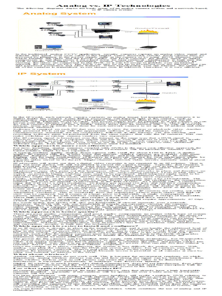 Analog vs IP Technologies (3)_240923_124358 | PDF