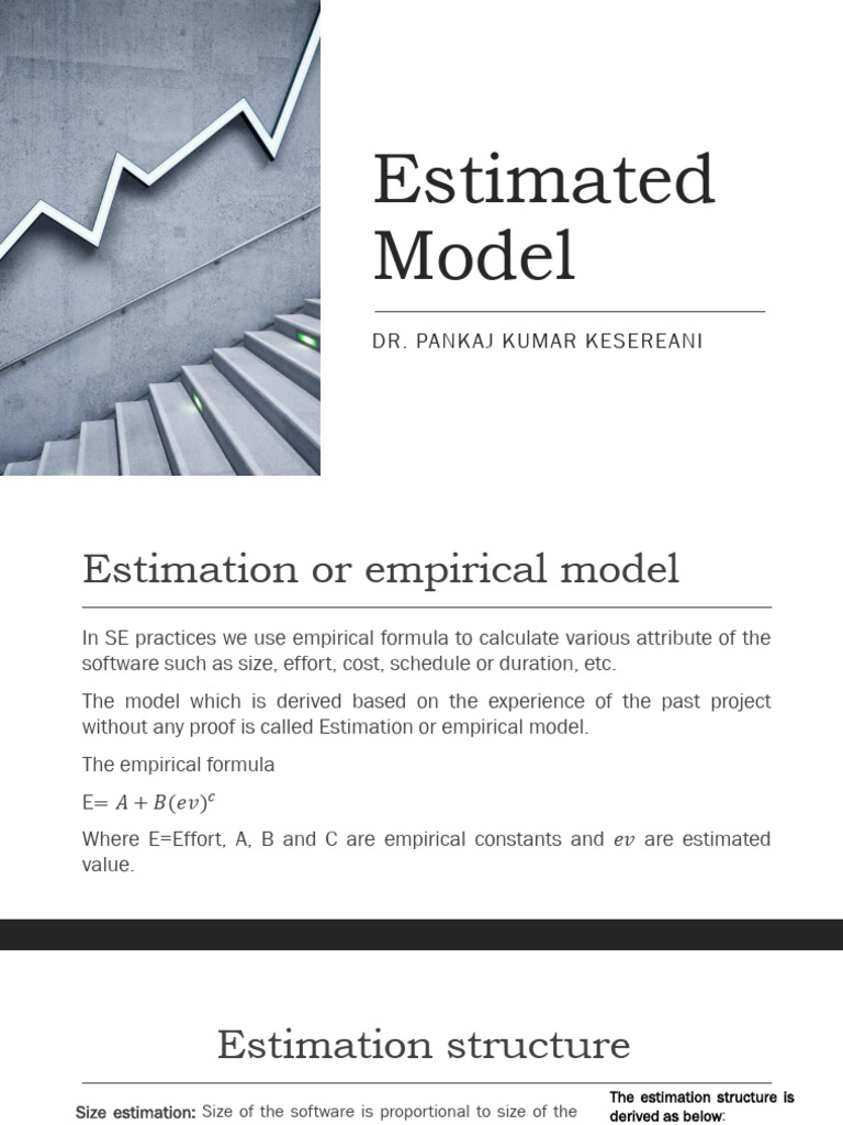 Parametric Estimation Techniques Pdf