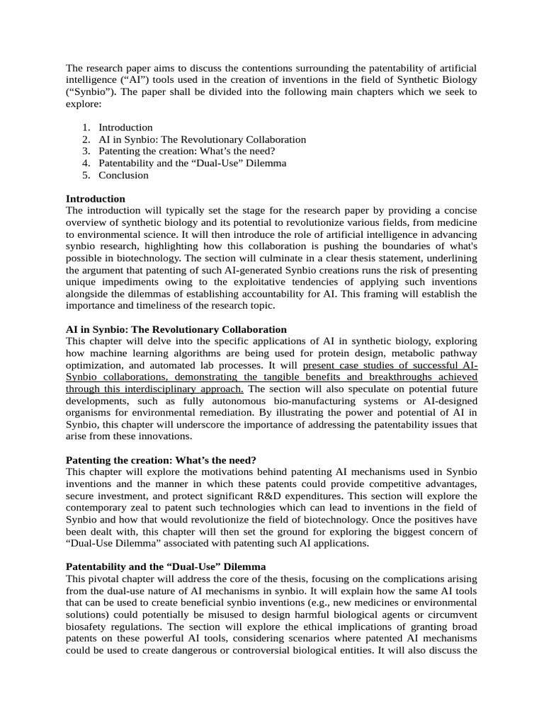 AI Synbio Blueprint | PDF
