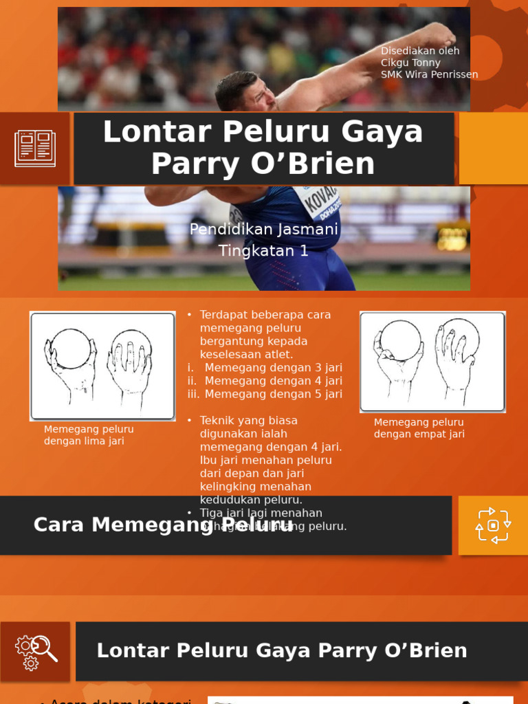 Lontar Peluru Gaya Parry O'Brien | PDF