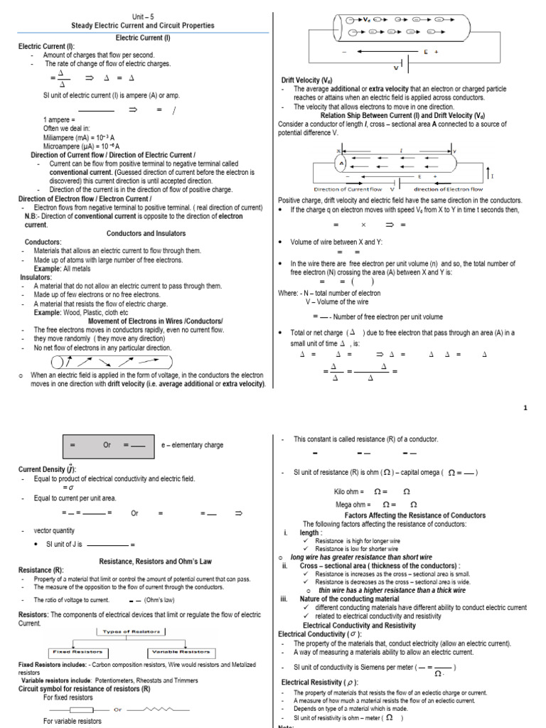 U - 5 Full Note With UEE | PDF