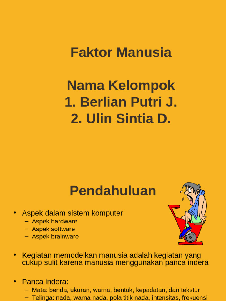 Faktor Manusia | PDF