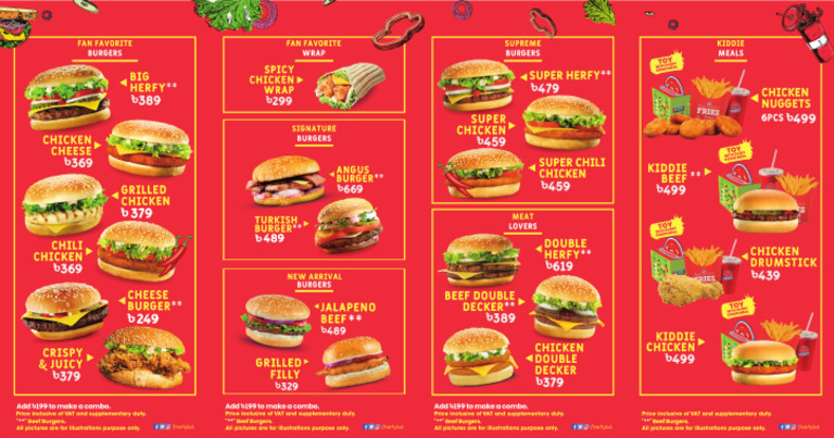 Herfy_New Menu_2024 | PDF