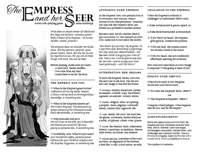The Empress and Her Seer | PDF