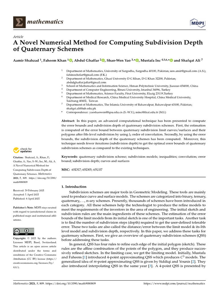 2021 Mathematics | PDF