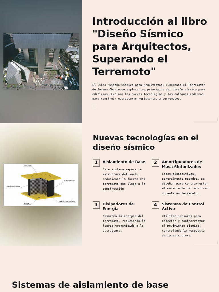 Introduccion Al Libro Diseno Sismico para Arquitectos Superando El Terremoto 1 | PDF