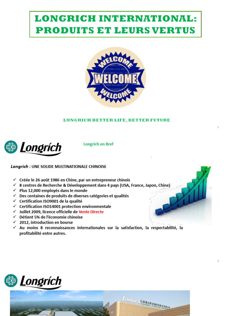 Le Catalogue Des Produits LONGRICH | PDF