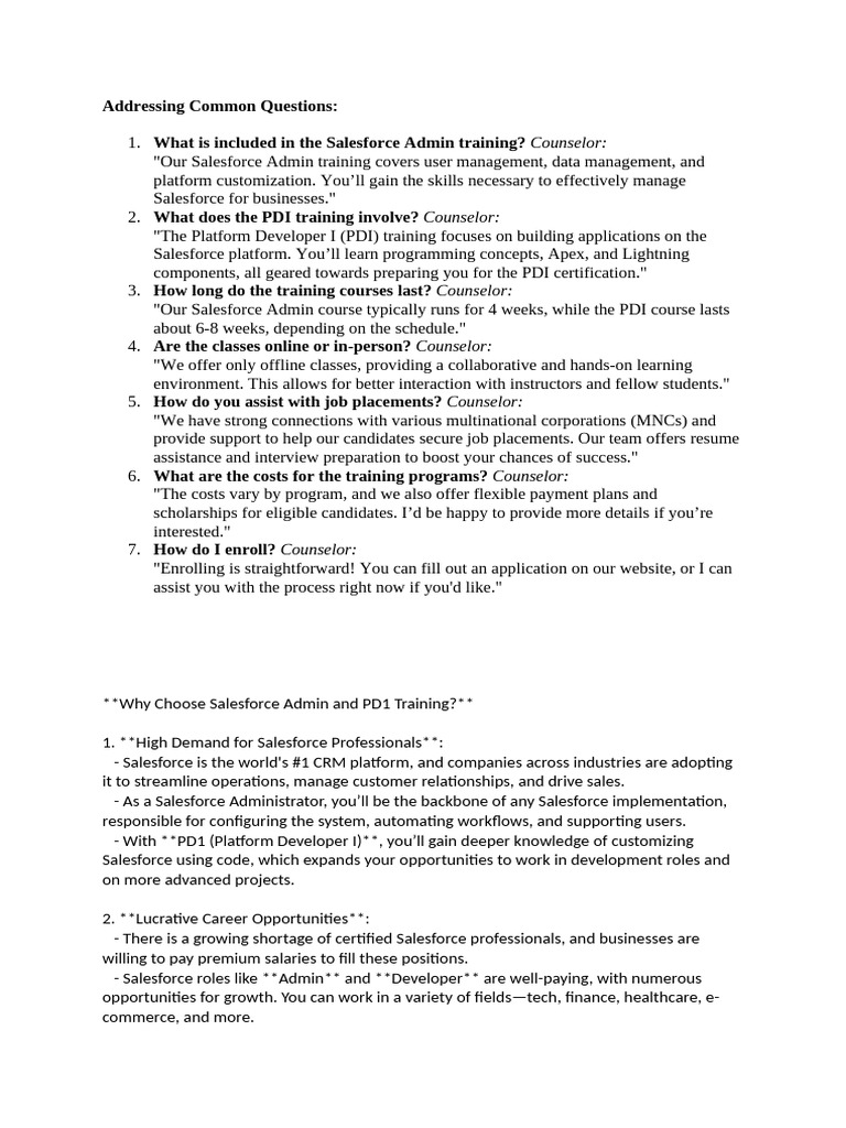 Common Questions Asked | PDF