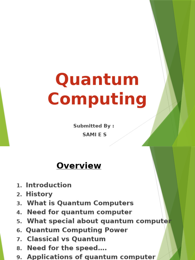 Quantum Computing | PDF | Quantum Computing | Computing