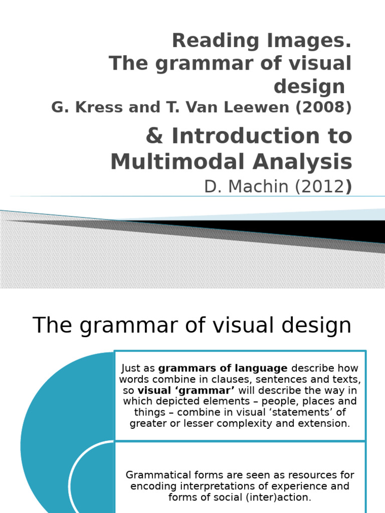 Kress Van Leewen Reading Images | PDF