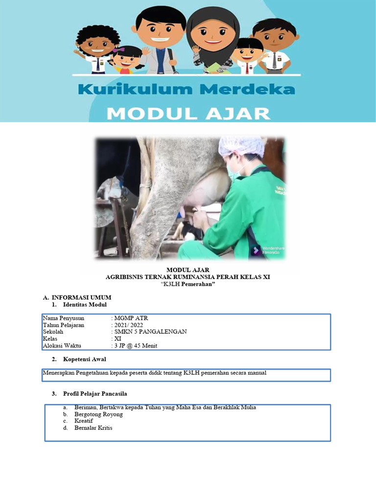 Modul Ajar k3lh | PDF